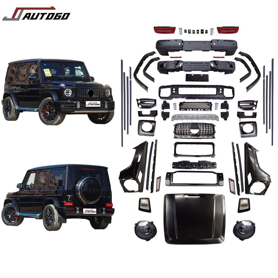 Auto Modification Conversion Bodykit for Mercedes-Benz G-Class W463 00 ...