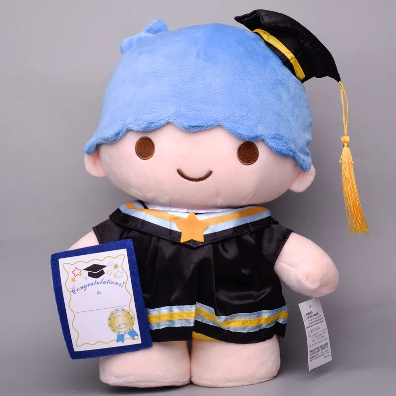 Graduation Sanrio Plush Kuromi Cute Cartoon Pattern Stuffed Animals ...