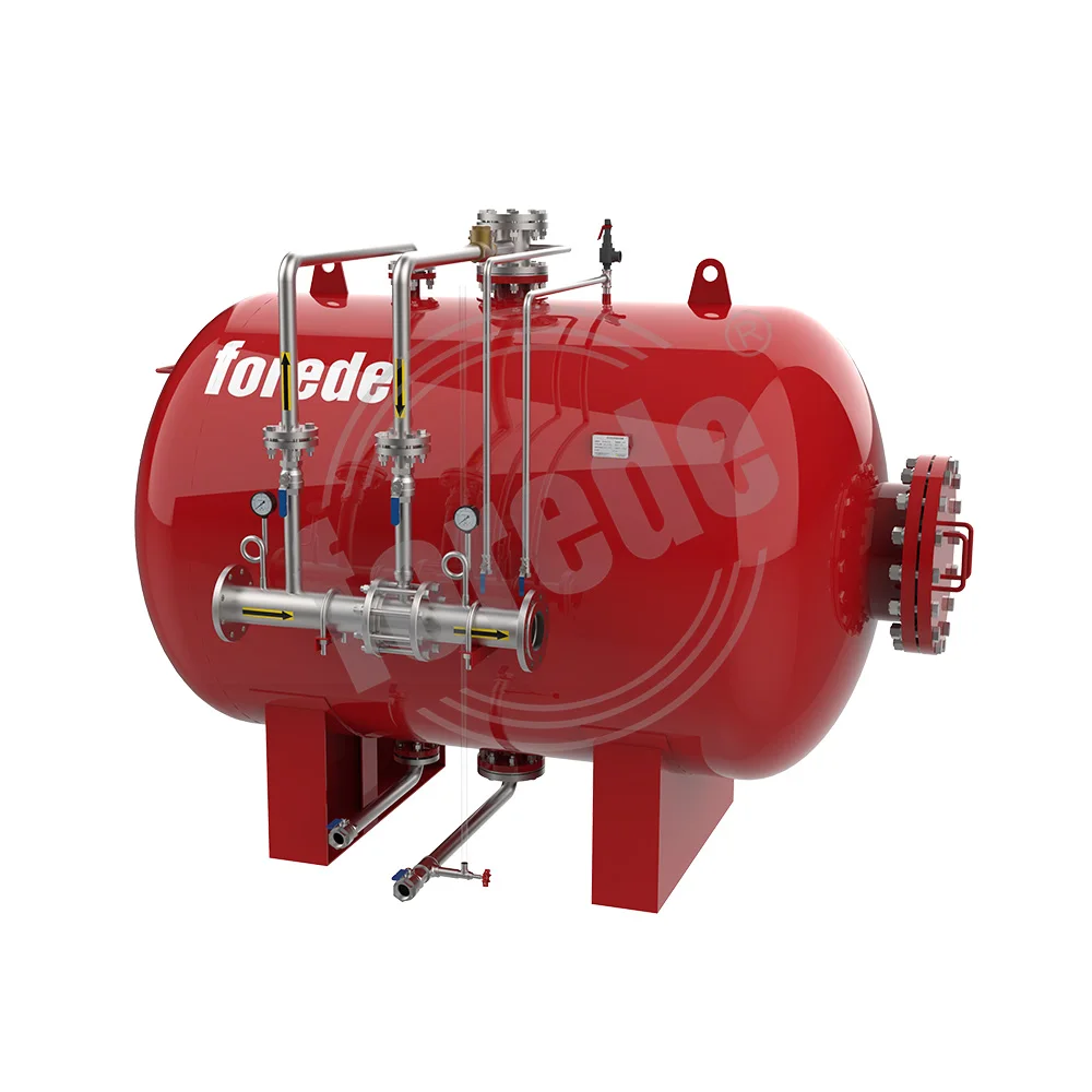 FOREDE Horizontal Fixed Foam Concentrate Bladdertank For Fire Fighting ...