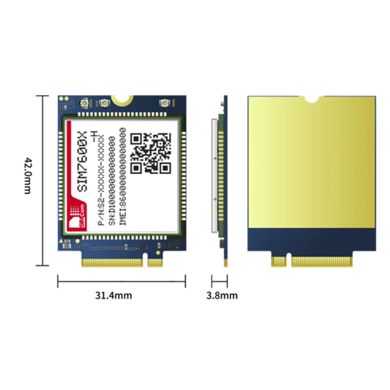 Lte Cat.4 Sim7600x-h-m2 Series Module Supports Lte-tdd/ Lte-fdd/hspa+ ...