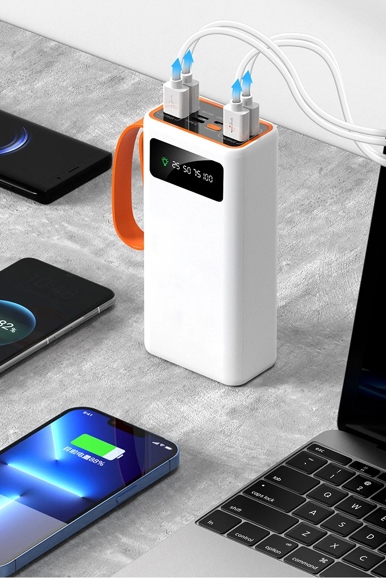 Portable Charger 90000 Mah Power Banks Mobile Phone Dual Usb Quick ...