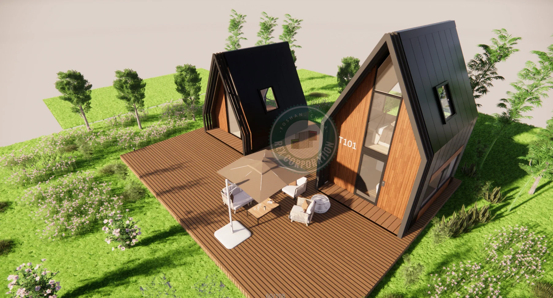 Customized Tiny House - Prefab Resort Chalet by VILLAREX