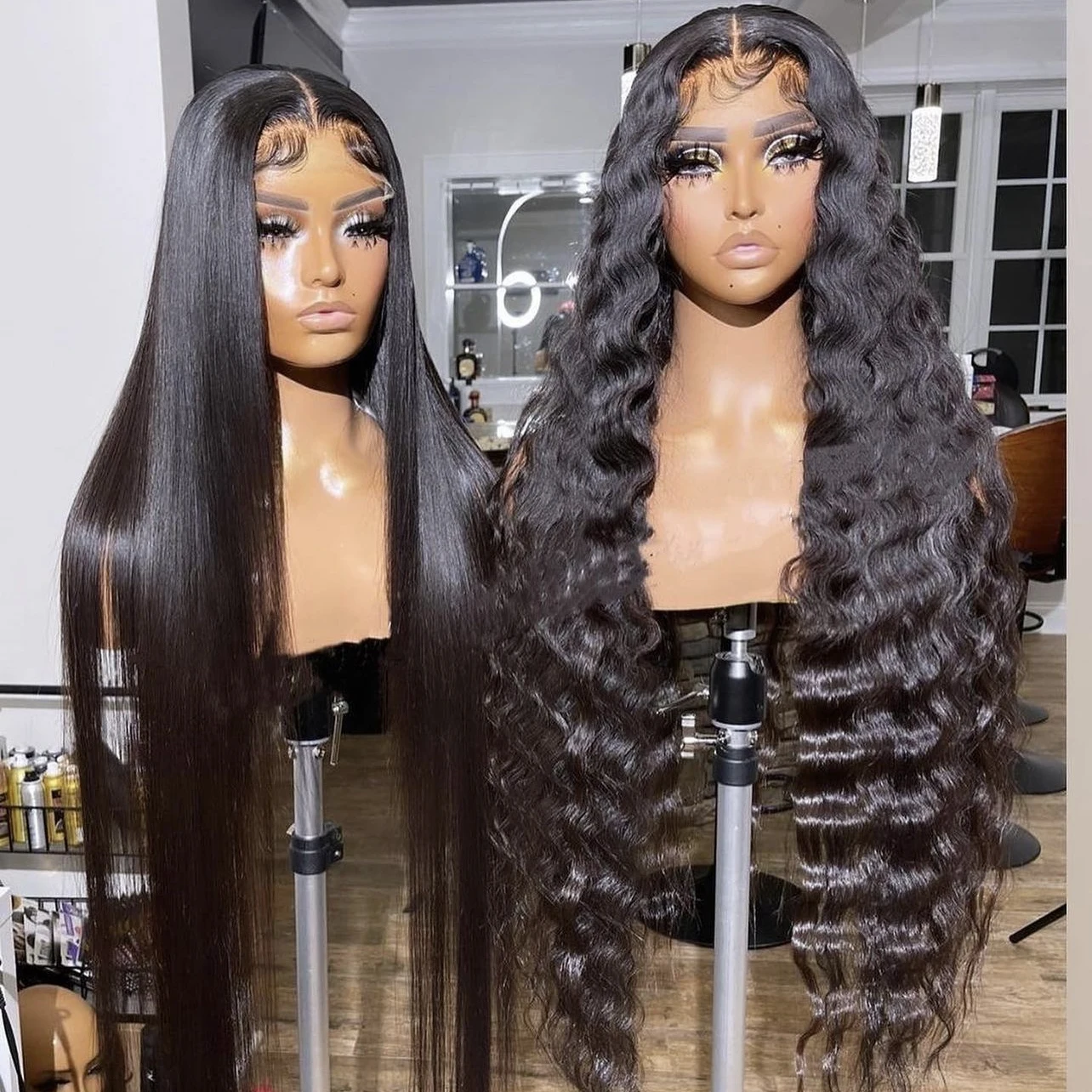 200% Human Hair Lace Frontal Glueless Wigs For Black Women,Wholesale ...