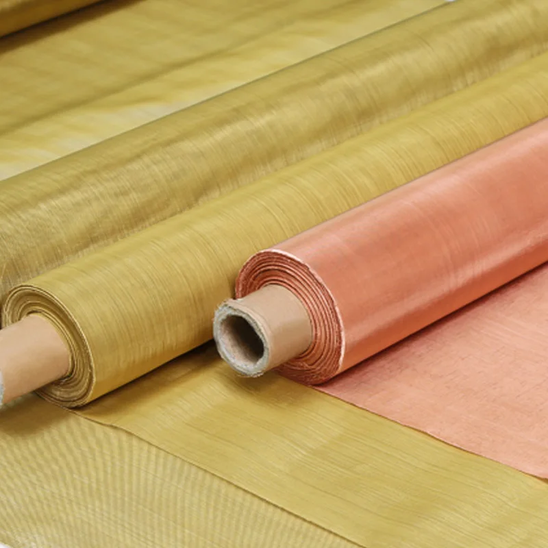 Faraday Cage Shielding Red Copper Wire Mesh Fabric Cloth - Buy Red ...