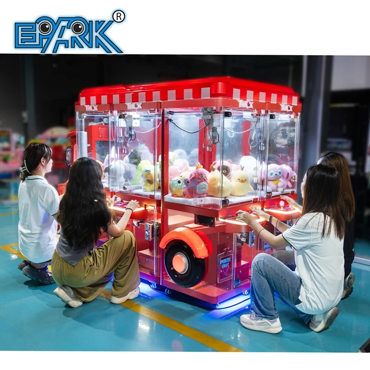 School Bus Claw Game Machine Catch Ball Toy Crane Grabber Machine Truck ...