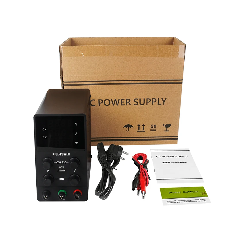 Accurate and Adjustable Lab Power Supply - Brown Box Voltage Regulator