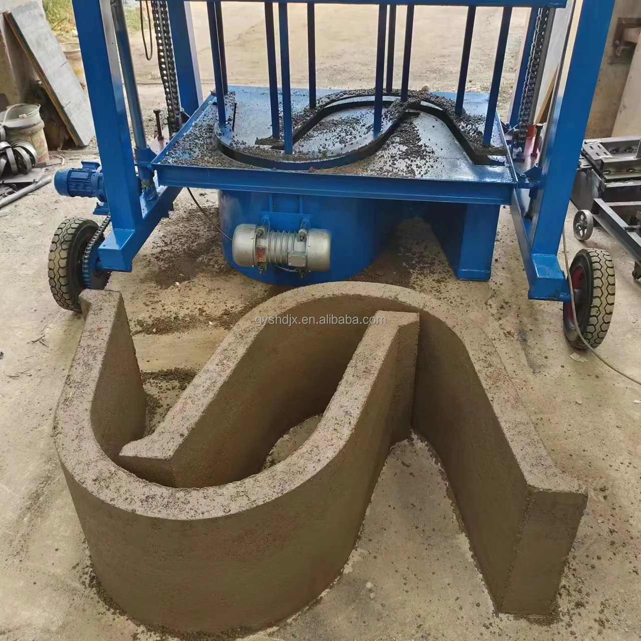 Manhole Culvert Drainage Concrete 1200MM Pipe Making Machinery Cement ...