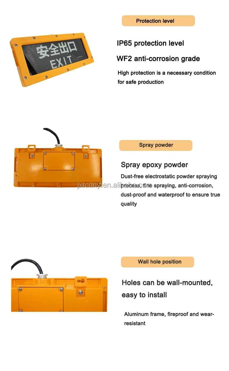 Fire Safety Exit Indication Evacuation Sign Light Left And Right Two ...