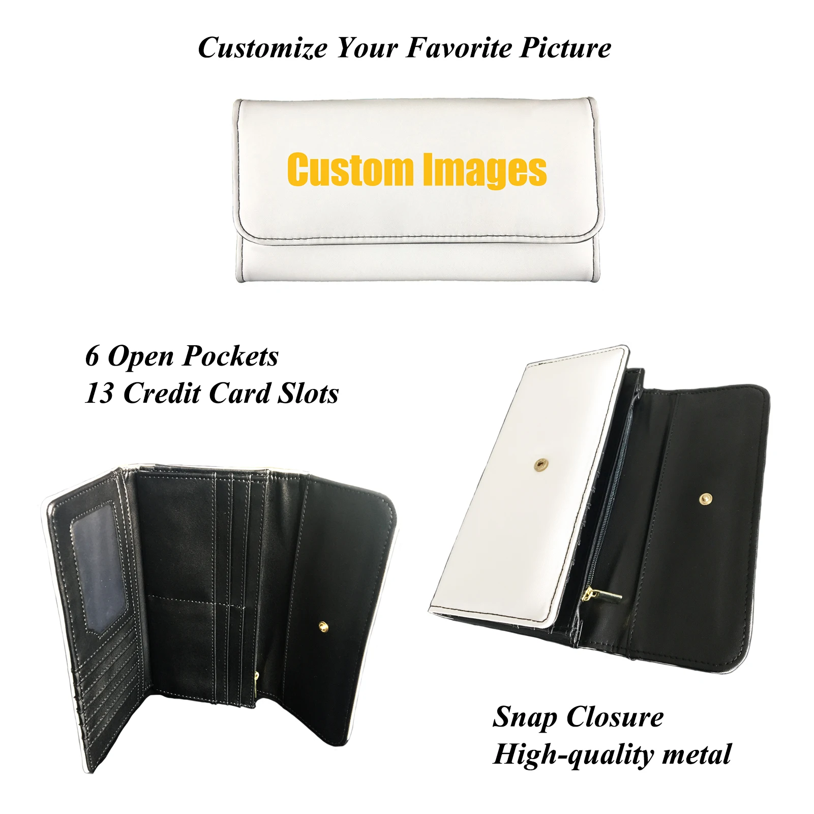 Hawaii Triple Fold Wallet - Customized Sublimation Print