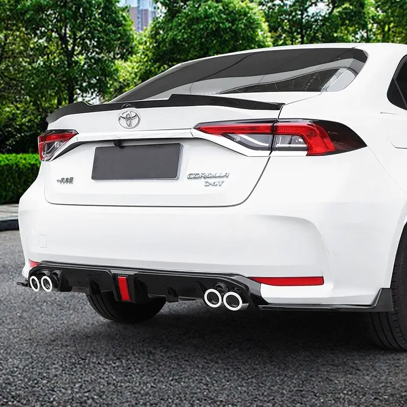 Yck -body Kit Car Rear Bumper Lip Spoiler Corner Protector For Toyota ...