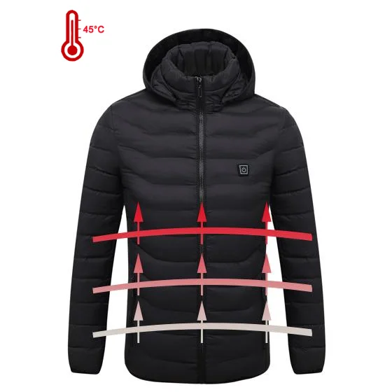 Custom Design carbon fiber heating 7.4V battery 3 levels temperature ...