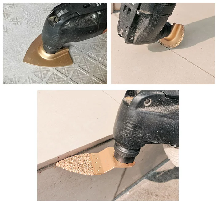 80mm Triangular Tungsten Carbide Rasp Oscillating Multi Tool Saw Blade ...