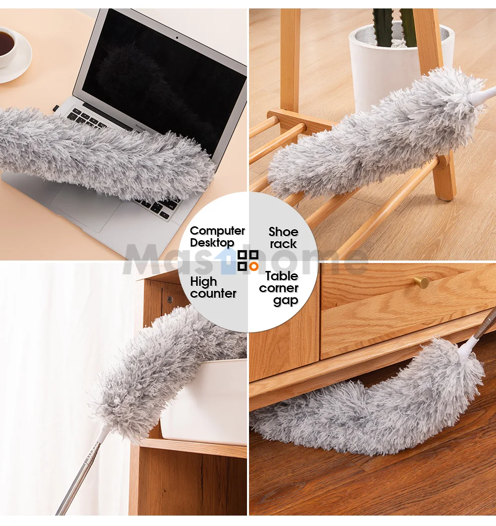 Masthome Telescopic Broom Duster - Flexible & Efficient