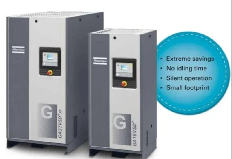 Atlas Copco Original Screw Air Compressor Ga45 Ga45vsd Ga45vsd+ff Screw ...