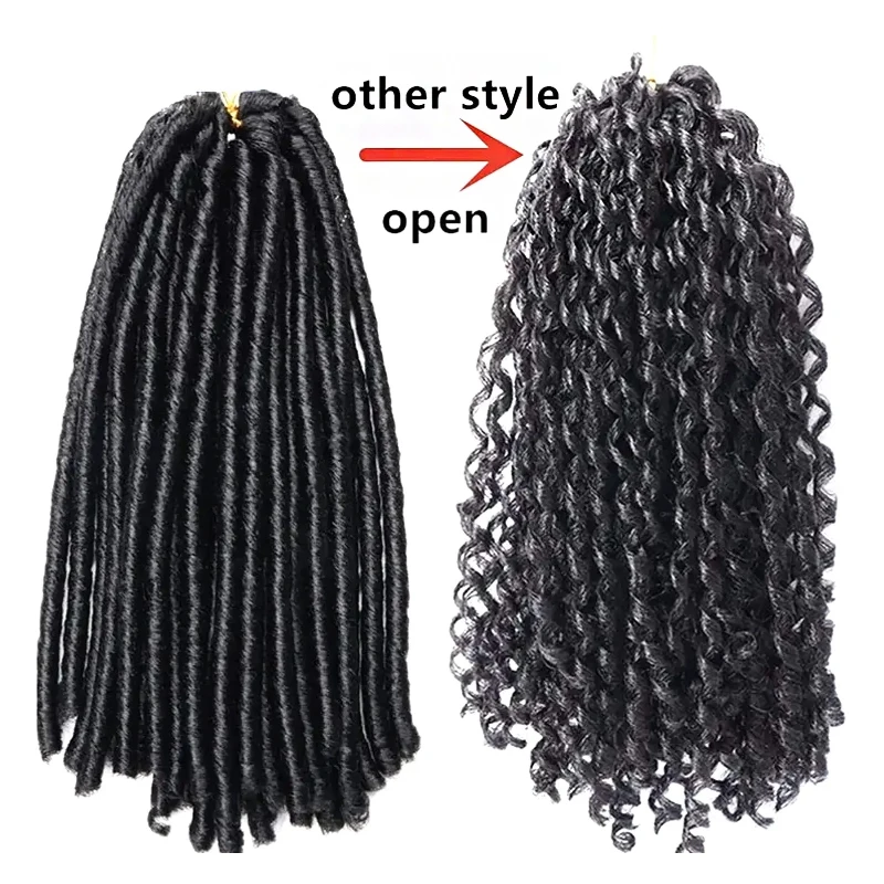 Faux Locs Braiding Hair Afro Kinky Soft Dread Dreadlocks Straight Faux ...