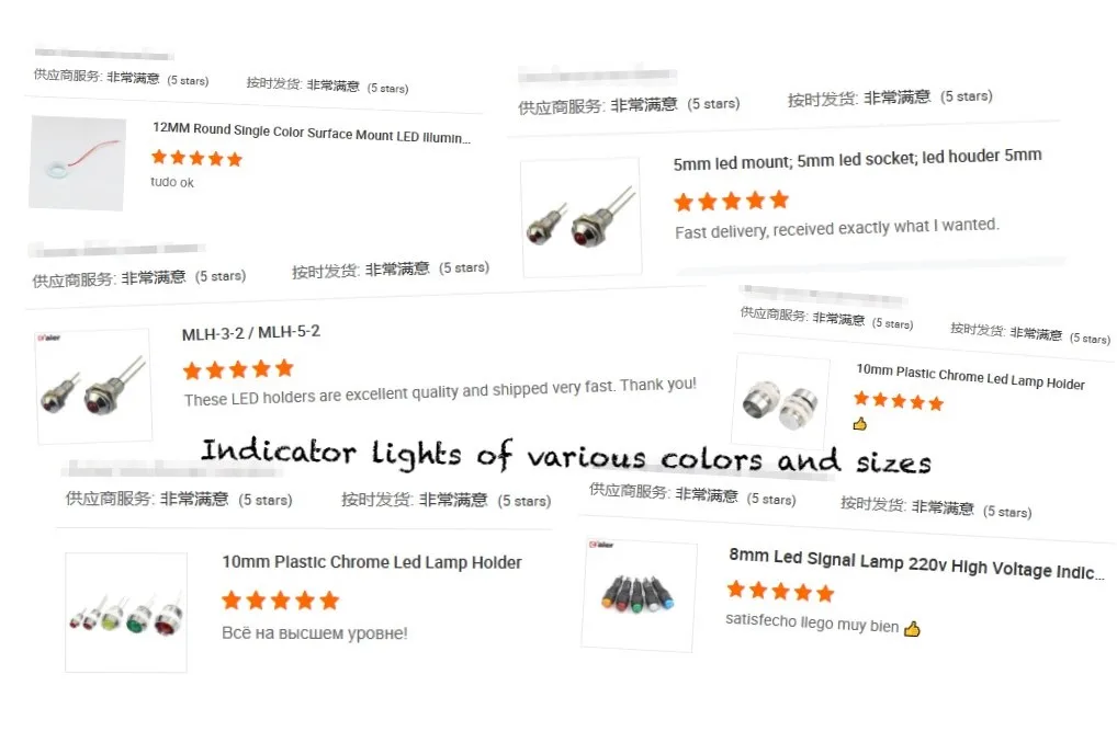 12MM Waterproof Metal LED Indicator Light with Wire Leads for Vehicles ...