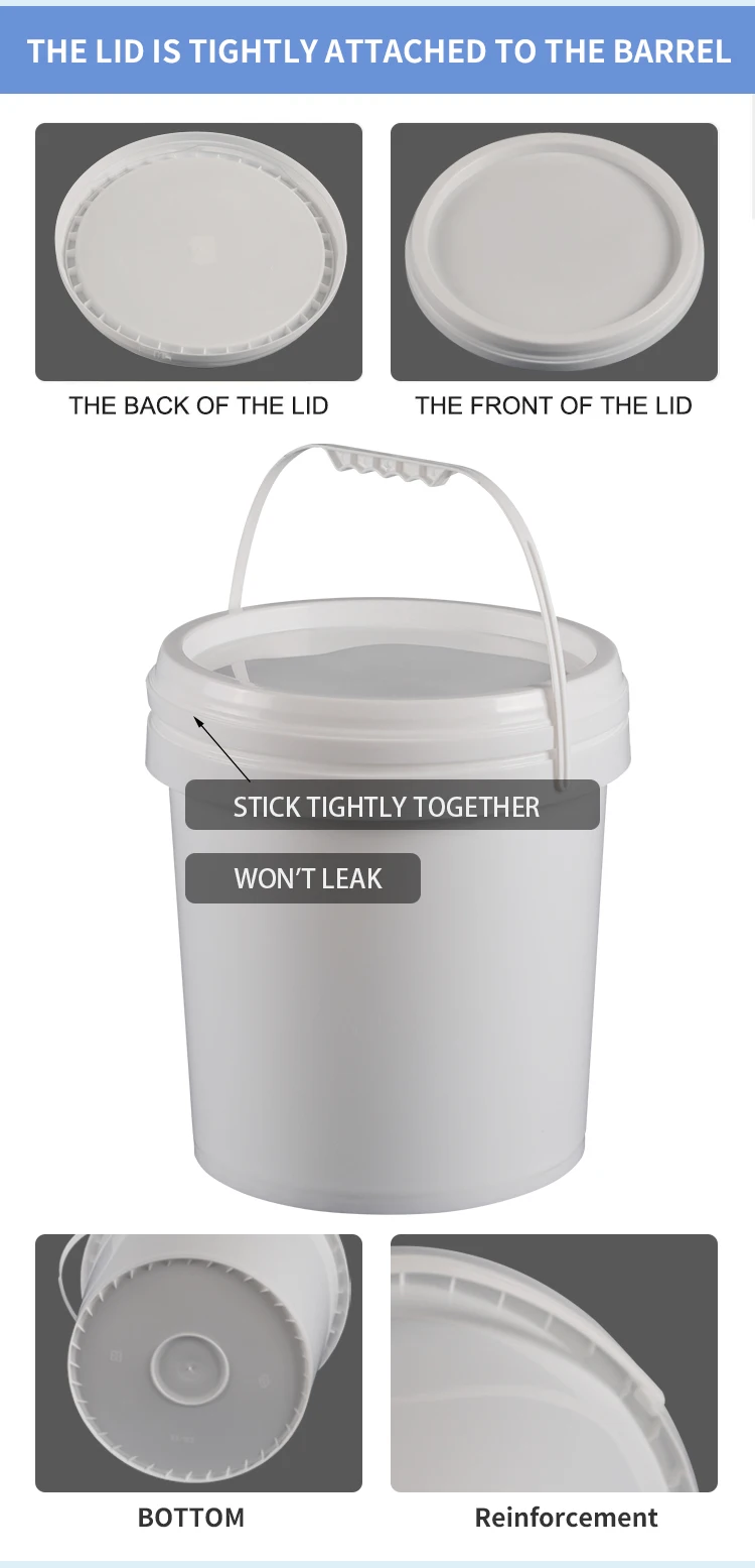 12 Litre Plastic Bucket With A Plastic Or Metal Handle And Tamper ...