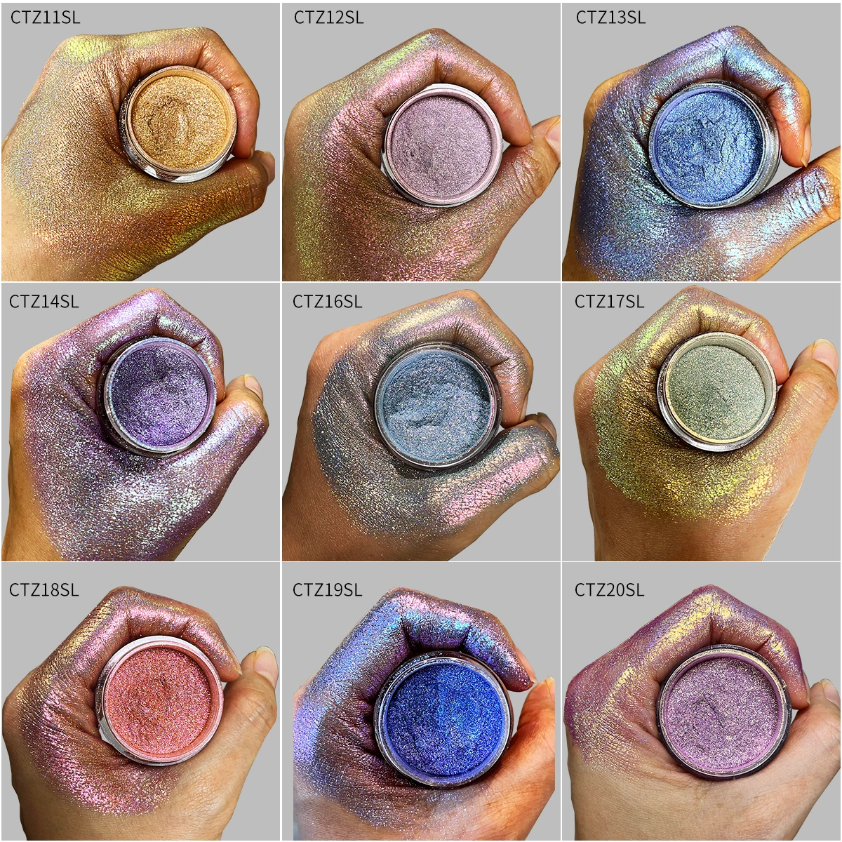 Strong Rainbow Iridescent Effect Holographic Chameleon Shiny Color ...