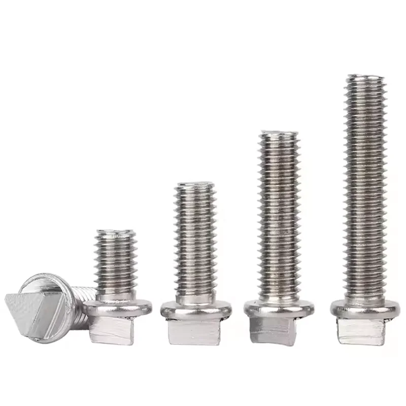 M6 M8 SUS304 Steel Triangle security screws Triangular head bolts ...