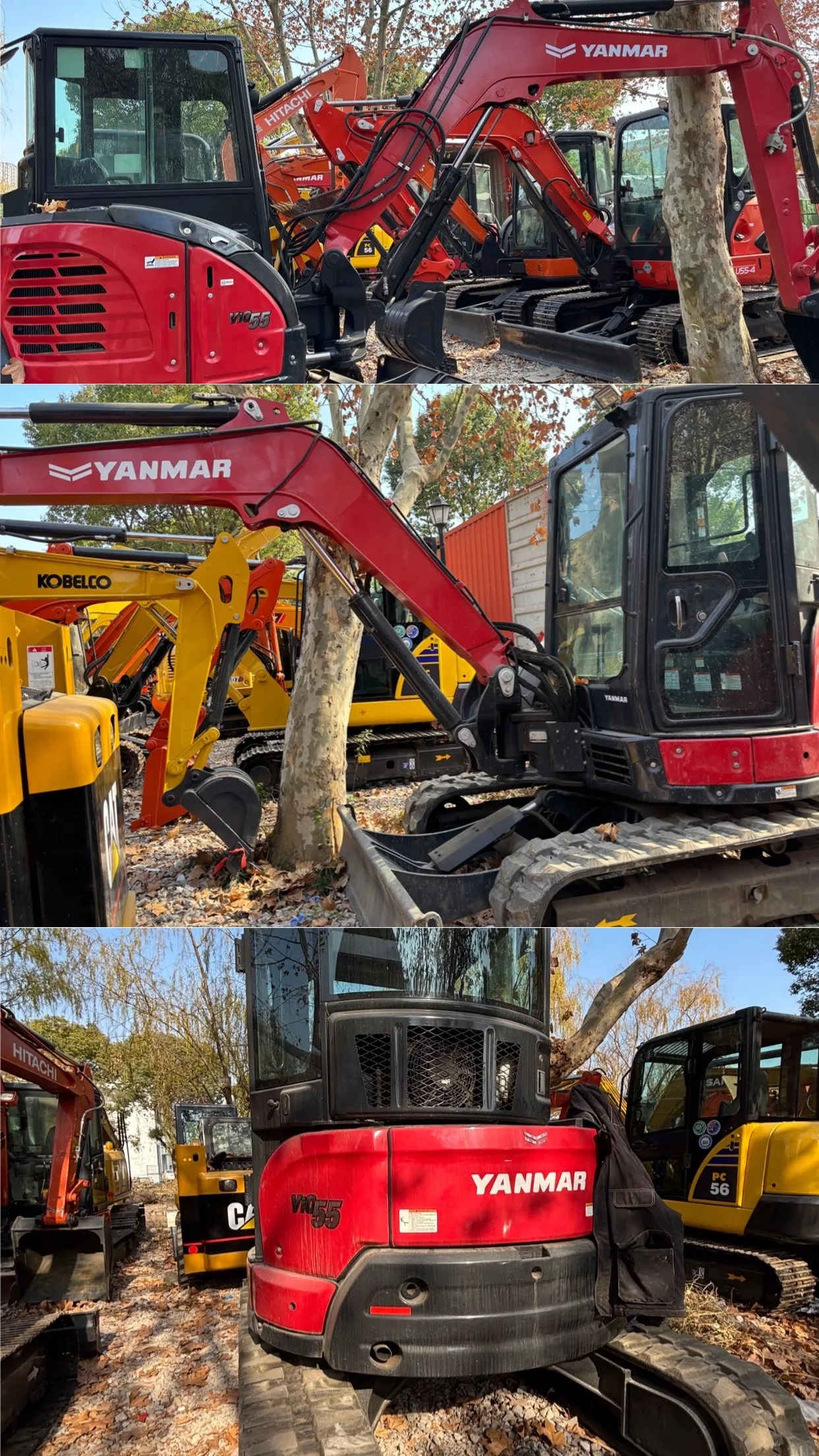 Hot Sell Japanese Mini Excavator Yanmar 55 Vio55 Vio50 Vio40 5 Ton Mini ...