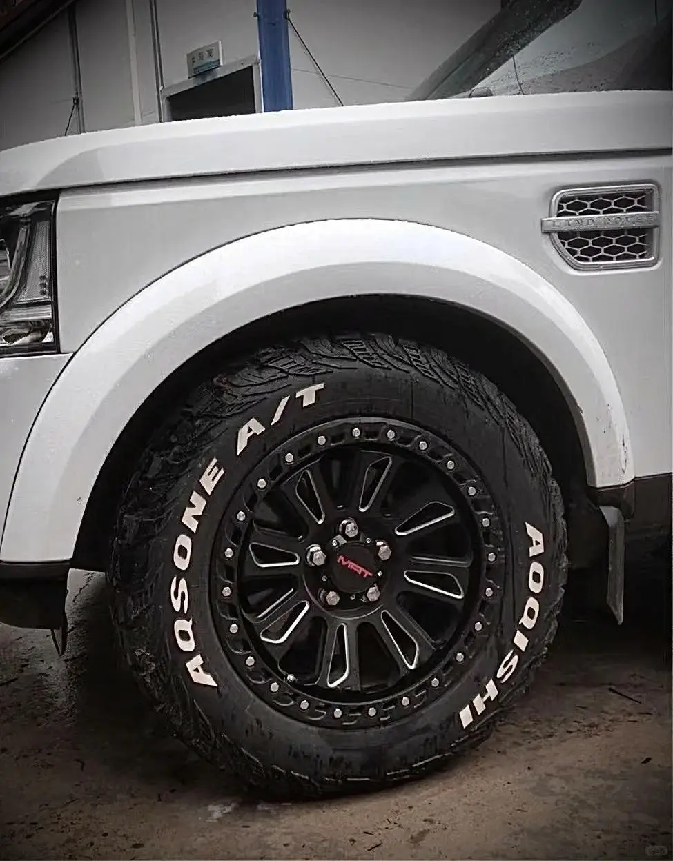 Mat Real Beadlock Wheels Two-piece Chromed Wheels Machine Silver 16 17 ...