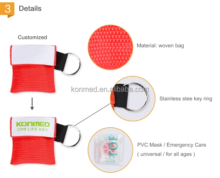 First Aid Cpr Mask Face Shield Print Logo Oem Odm Support First Aid Kit ...