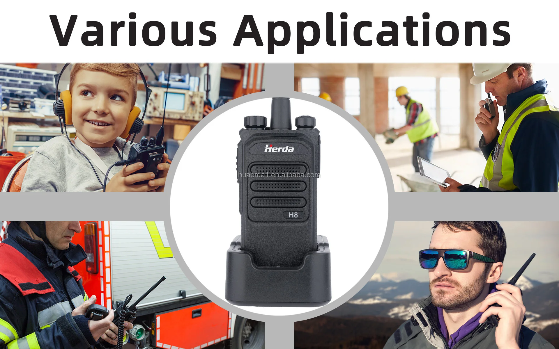 Genuine H8 Best Portable Radio Handheld Digital Intercom Walkie Talky ...