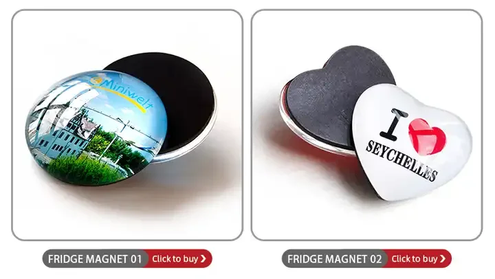 Dome Refrigerator Magnet Personalized Custom logo Glass Fridge Magnets ...