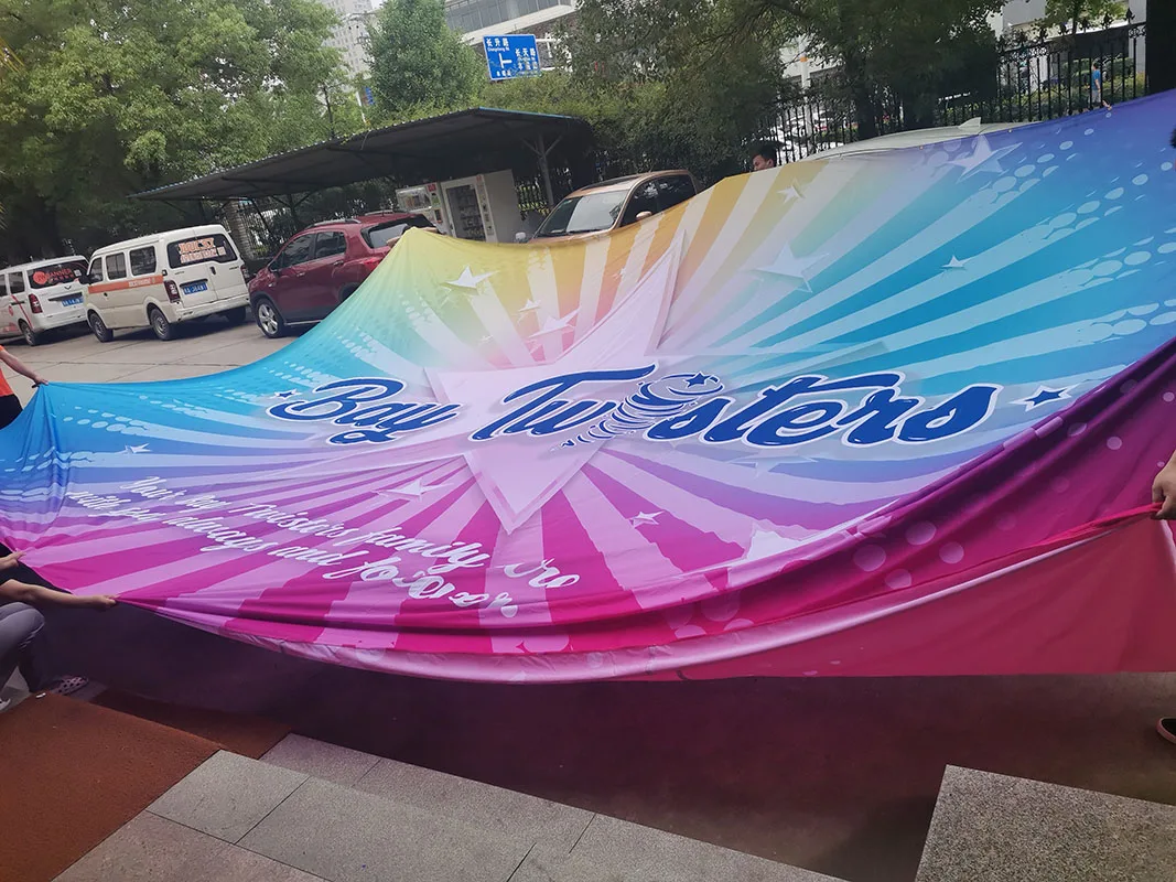 Custom Print Large Stage Backdrop Banner - Polyester Fabric