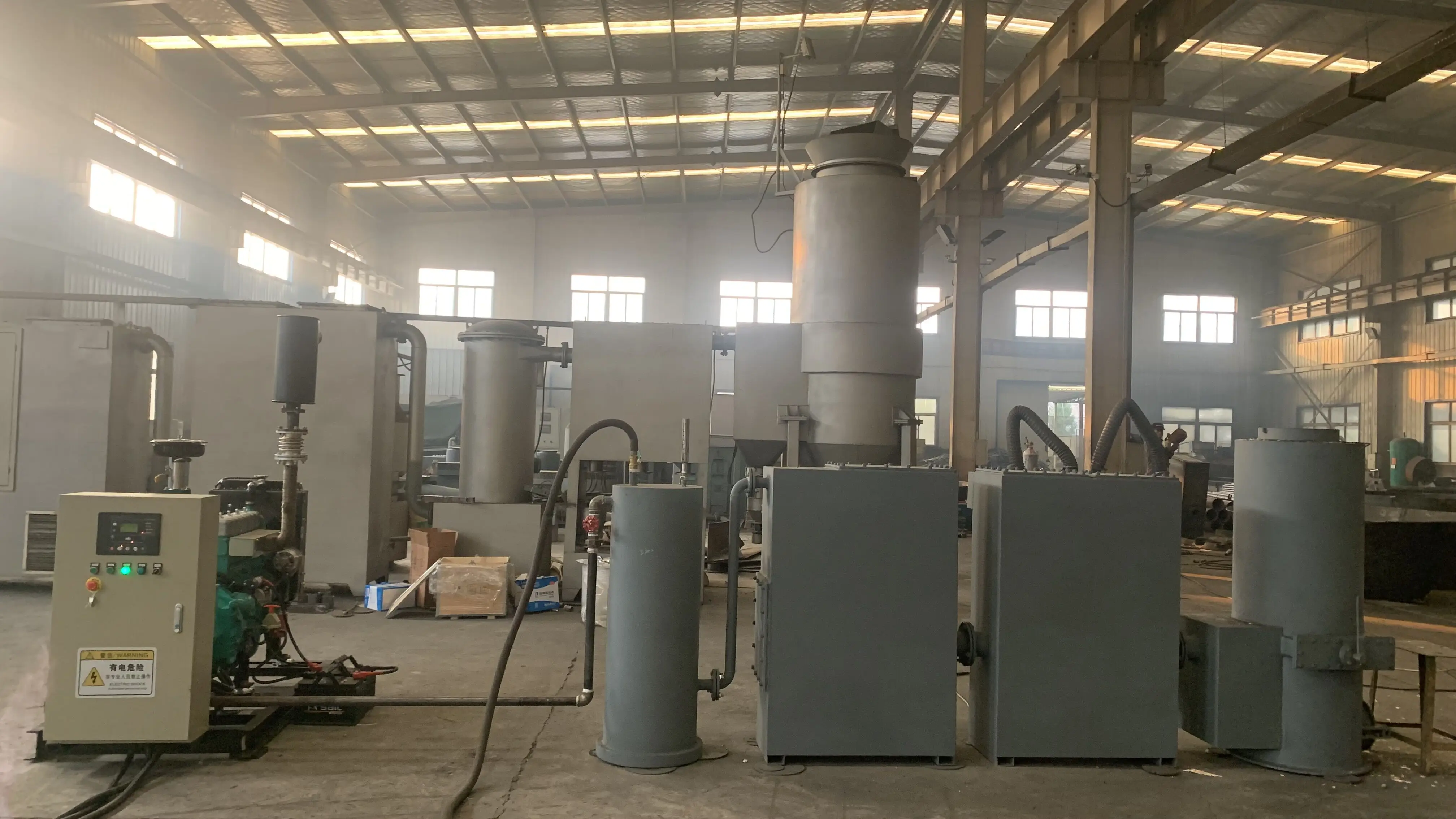 Small Size Biomass Gasifier - Efficient Electricity Generation