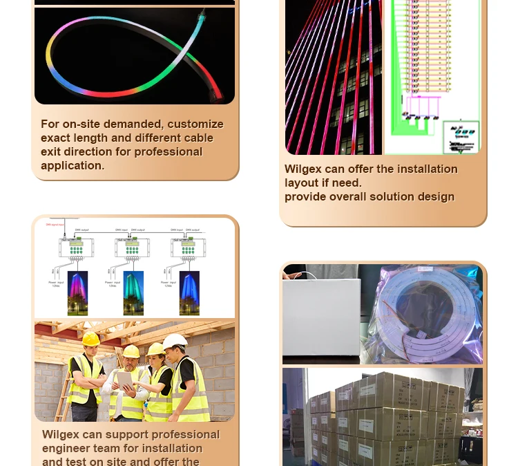 24v Programmable Addressable Spi Ws2811 Pixel Rgb Ip68 Waterproof Light ...