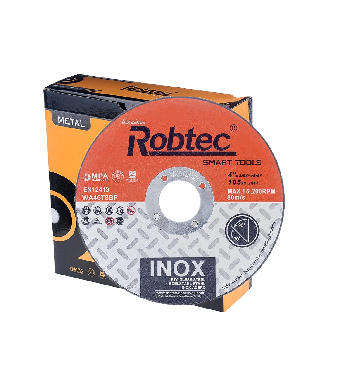 Robtec 4'' Green Cutting Discs 105x1x16mm - Buy 4'' Green Cutting Discs ...