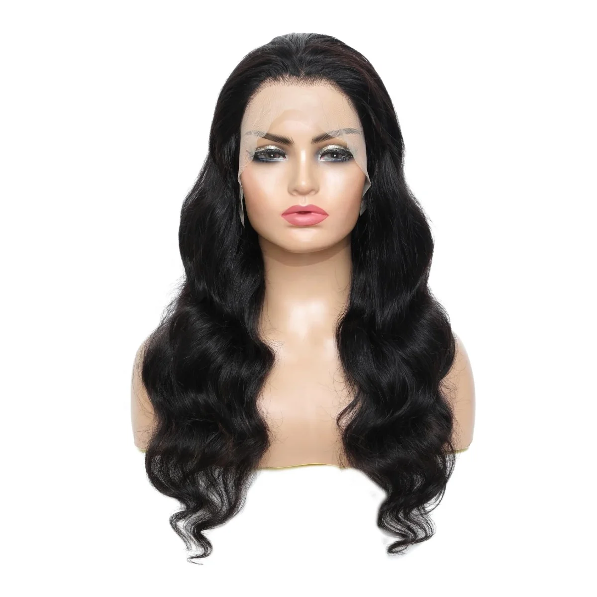 Lace Closure Front Wig Body Wave Raw Virgin Remy Human Hair Wigs ...