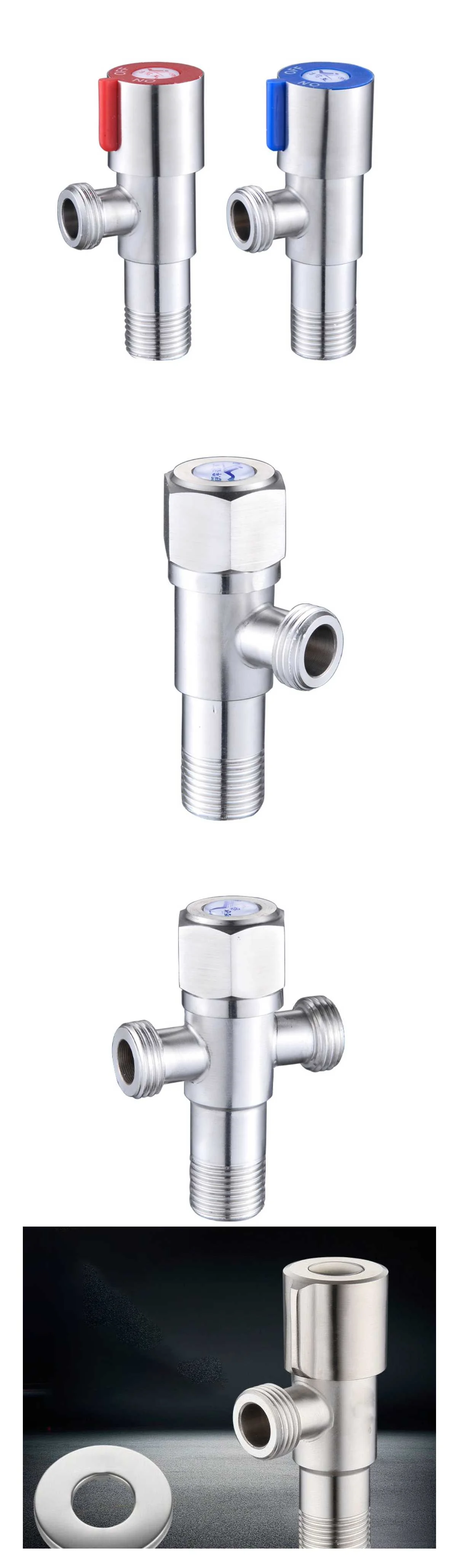 304 Ss Angle Valve 3 Way Triangle Valve Water Switch Angle Valve ...