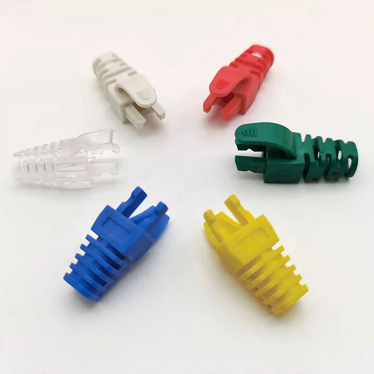 Rj45 Pc Connector Boots Rj45 Cat5 Cat6 Connector Boots For Ez ...