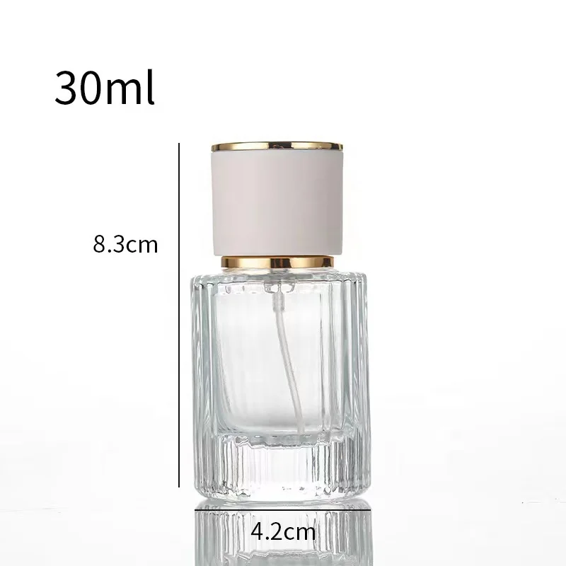 Botol Parfum Bergaris Mewah 30Ml 50Ml Botol Parfum Kaca Kosong Wanita ...