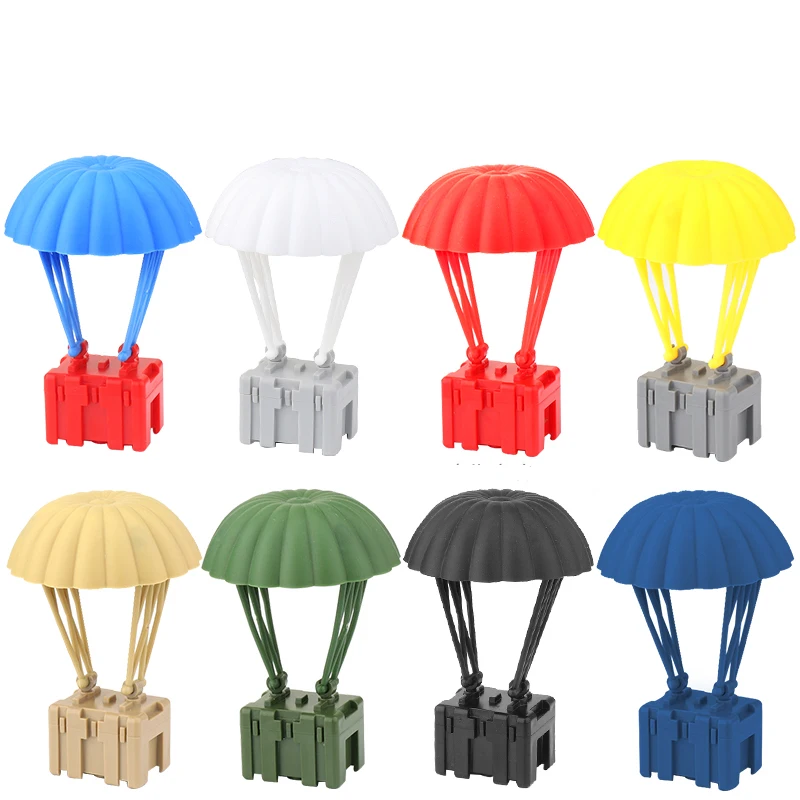 WW2 Military Parachute Airdrop Box - Building Blocks MOC