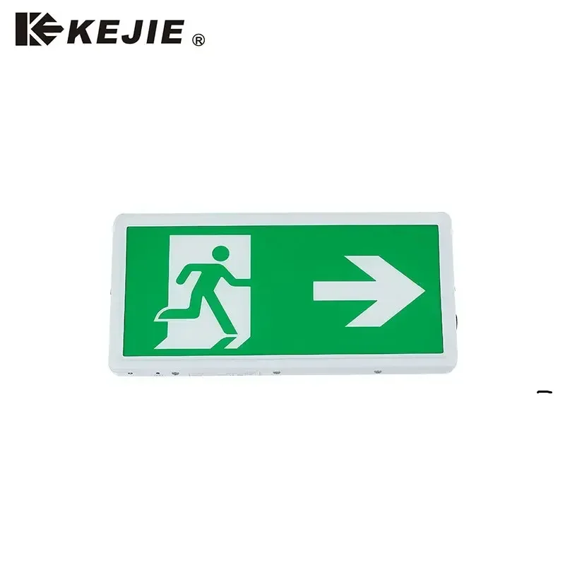 2.6w Wall Mounted Single Side Kejie With Iron Box Led Emergency Exit ...