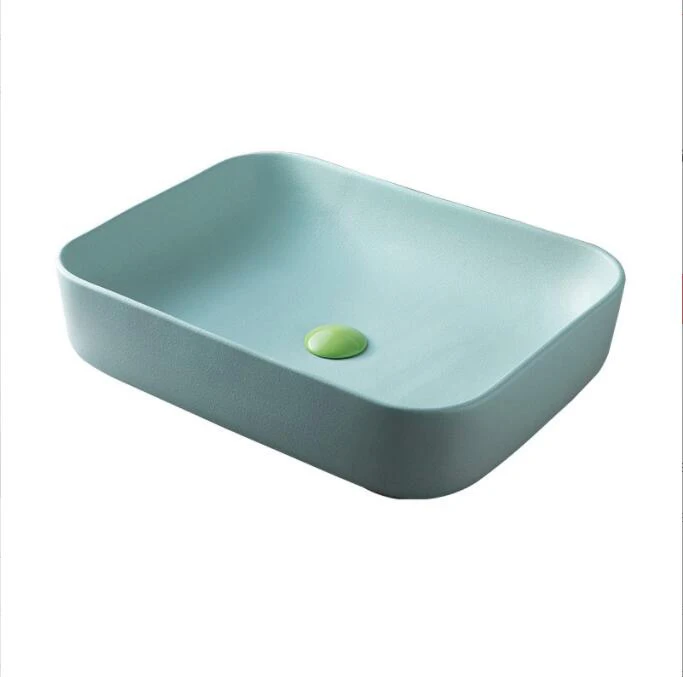 Colored Rectangle Basins - Durable and Stylish Sanitary Ware