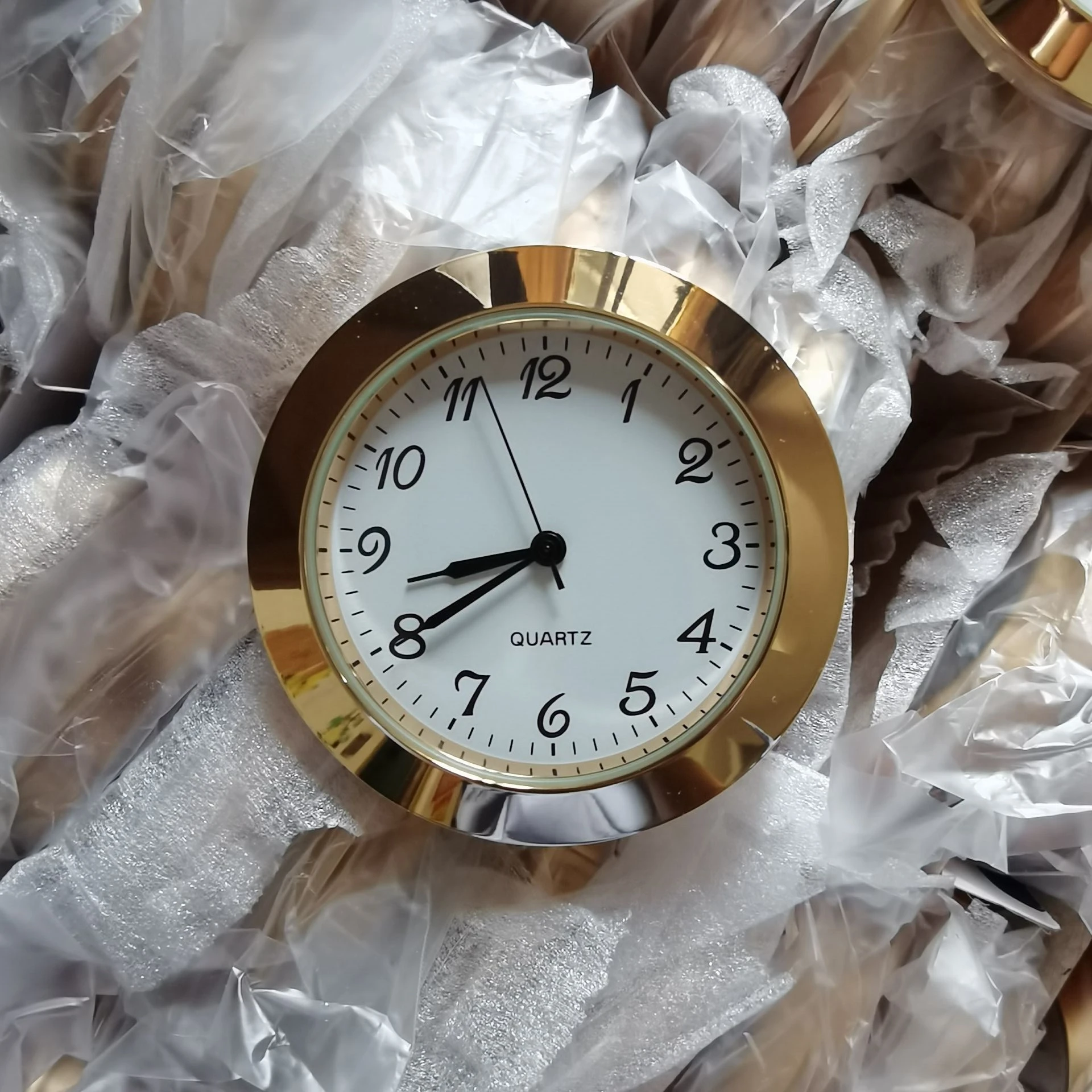 50mm 2inch Silver Insert Clock Metal Watch Insertion for Clock Parts ...