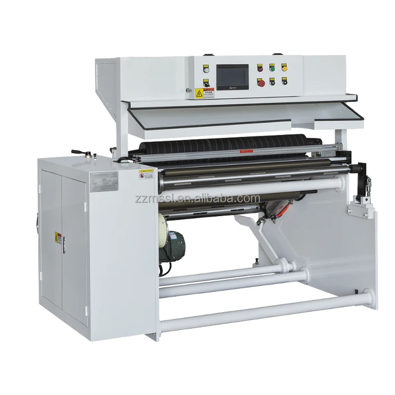 Manual Film Roll Rewinding Machine - Vinyl & Paper Rewinder