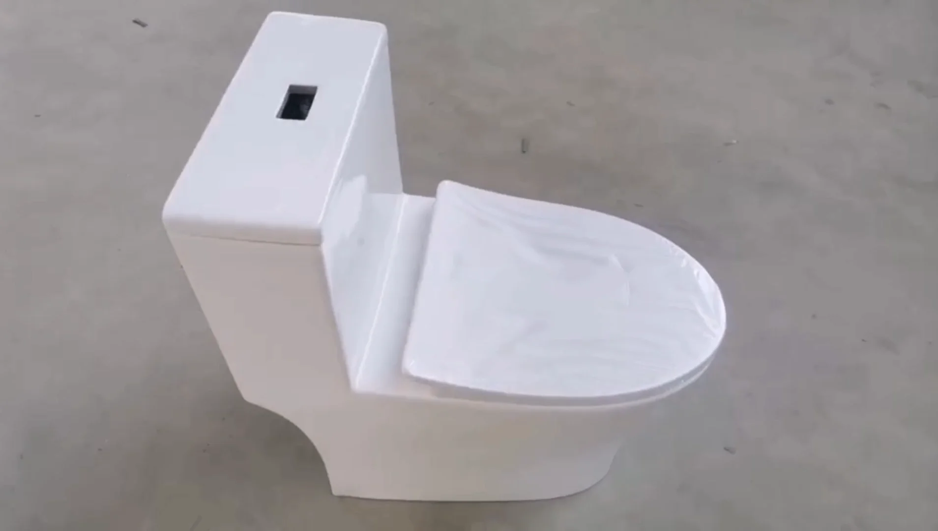 Water Saving Ceramic Siphonic One Piece Toilets With Flushing System ...