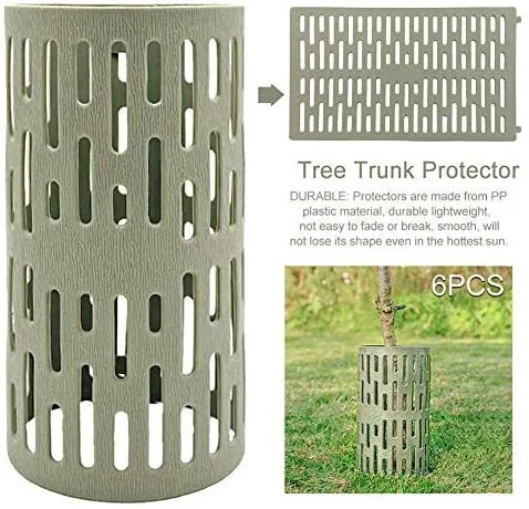 37*25cm Garden Adjustable Tree Trunk Bark Protector pp Plastic Splicing ...