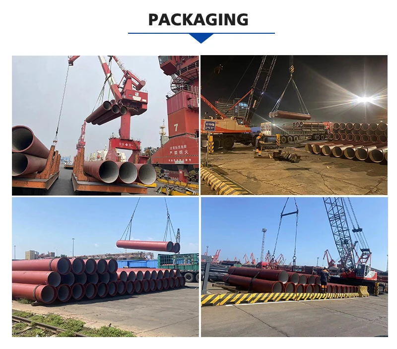 Ductile Iron Pipe Class K9 C25 C30 C40 Iso 2531 Bs En 545 En 598 For ...
