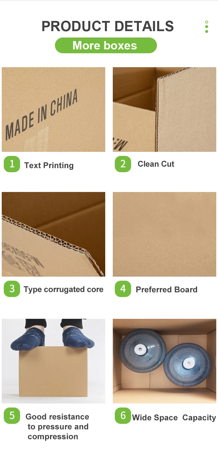 Custom Storage Heavy Duty Empty Shipping Delivery Carton Box 3 Ply 5 ...