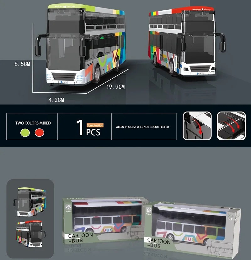 1 32 Scale Die Cast Alloy Bus Model For Boy Toy - Buy Bus Model,Alloy ...