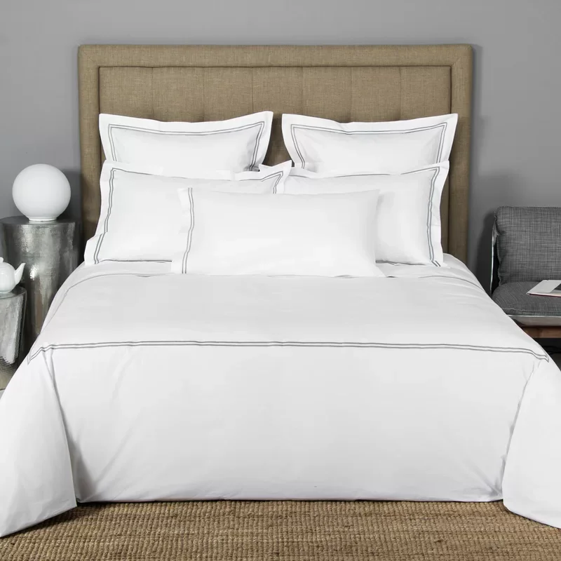 Bed Sheet Hotel Bedding Set Luxury 100% Cotton Embroidered for Hotel ...