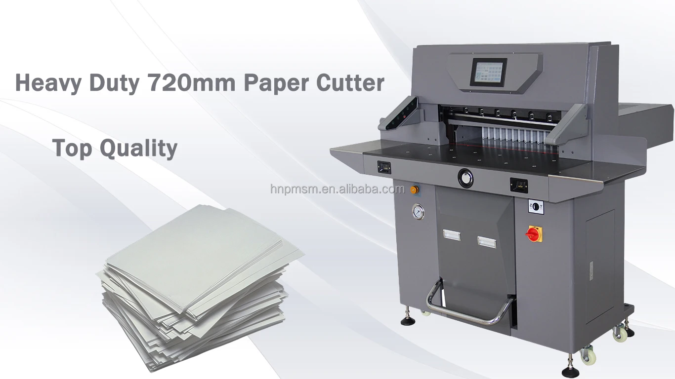 Widely-Used Industrial Guillotine Paper Cutting Machine Hot Sale Front ...