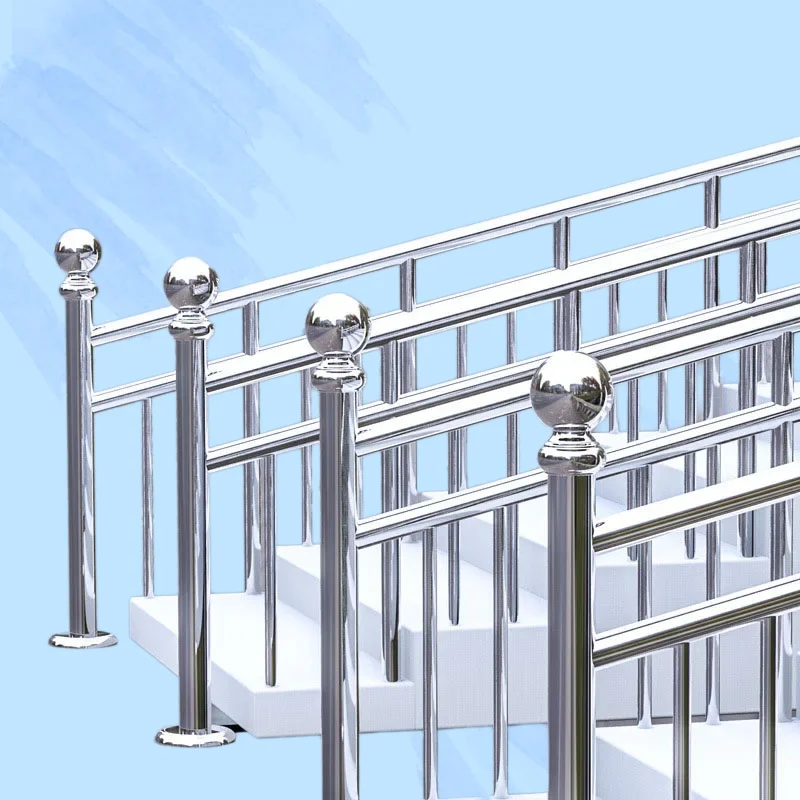 Outdoor Tubular Stair Tube Railing Design Stainless Steel Handrail ...