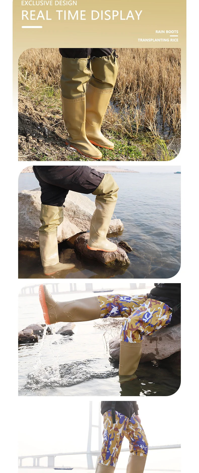 Hip Waders, Waist Waders, and Chest Waders for Fishing